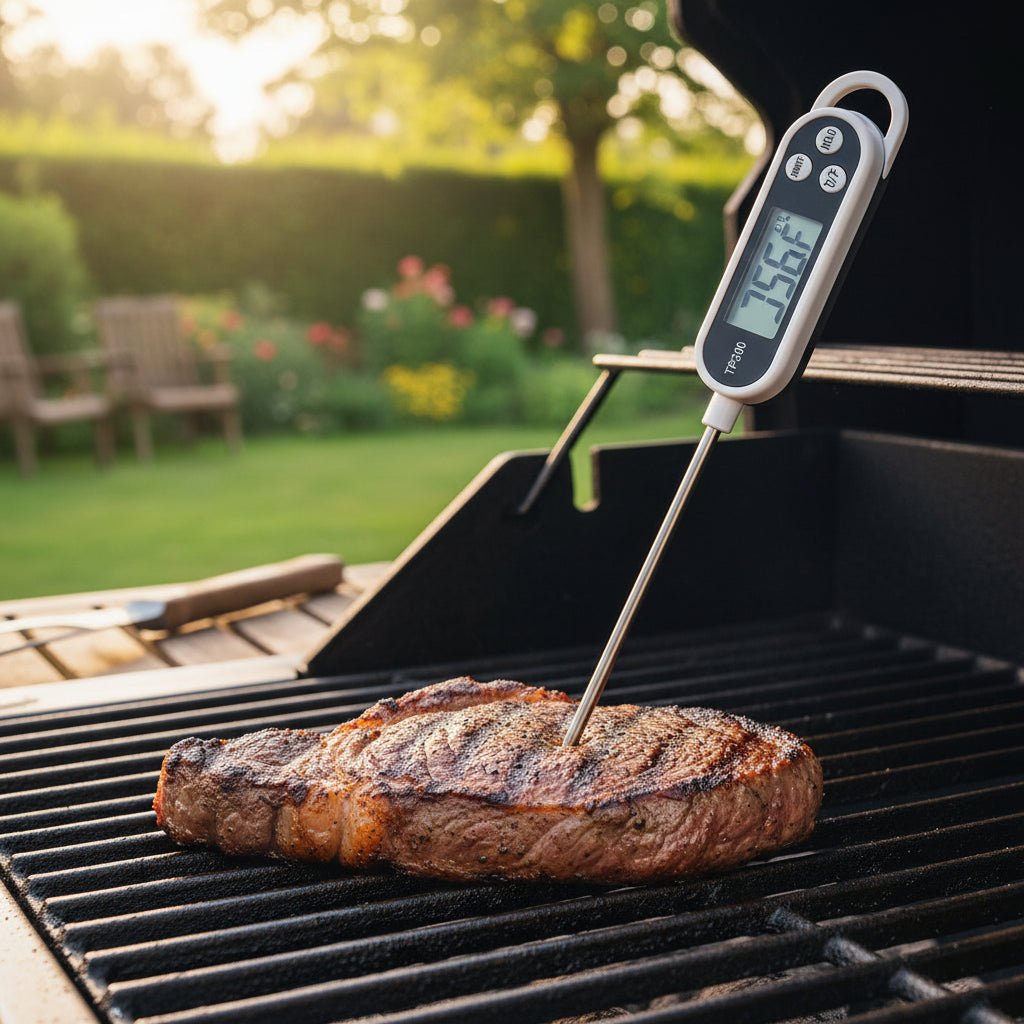 RAPIDEX Digital Kitchen Thermometer | Instant Display | Stainless Steel ...