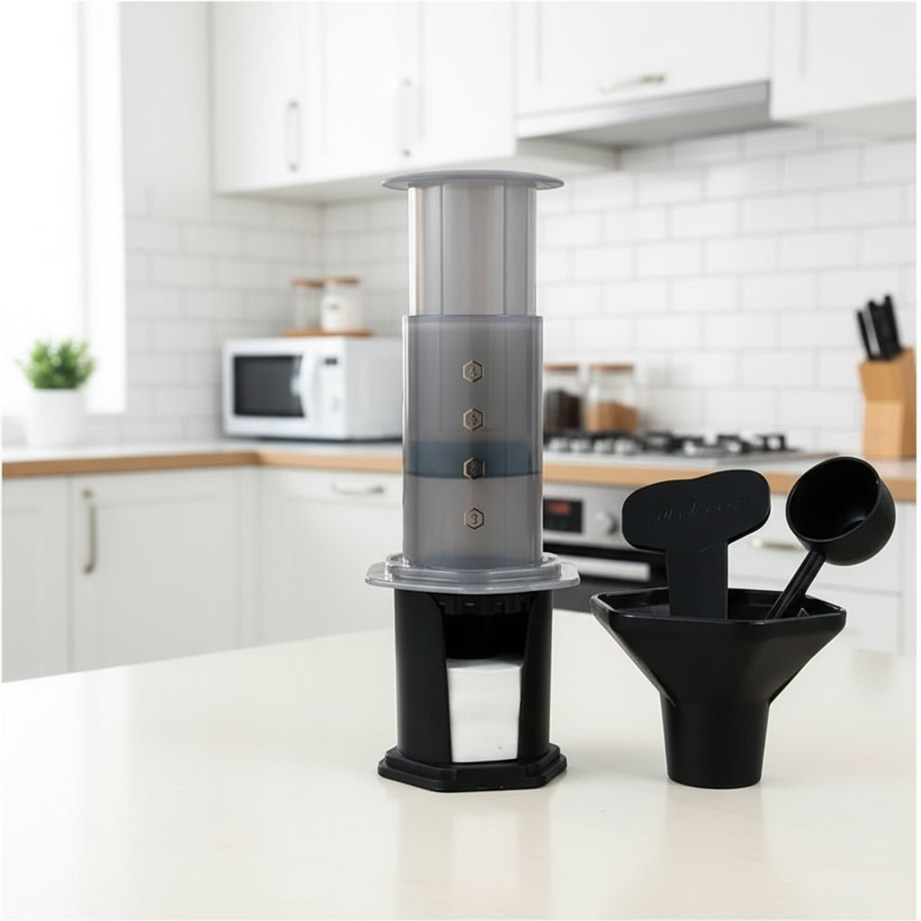 PRESSNOVA Cafetière à piston | Machine à café portable | Filtre durable ...